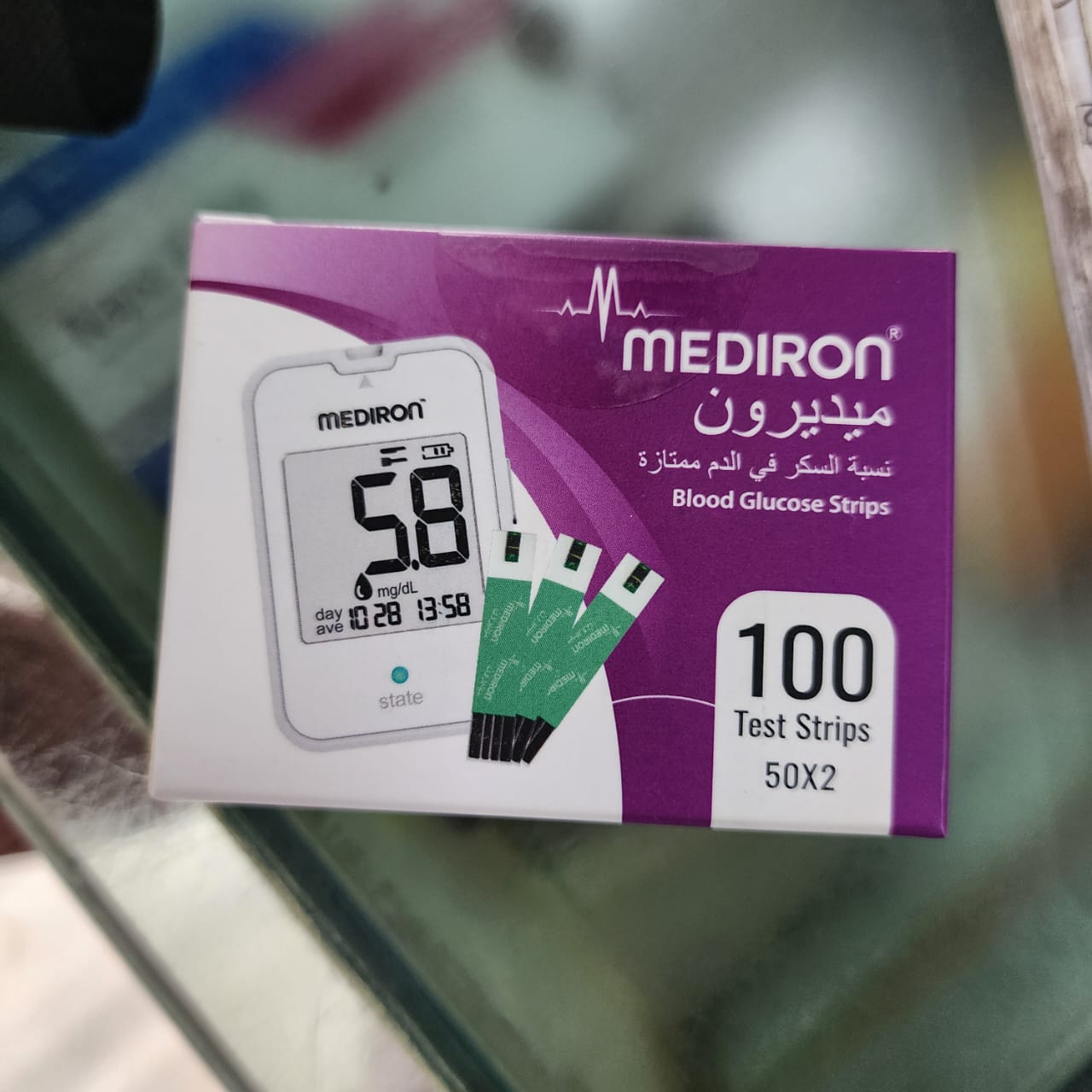 Mediron Blood Glucose 100 Test Strips - Doctor Shop BD